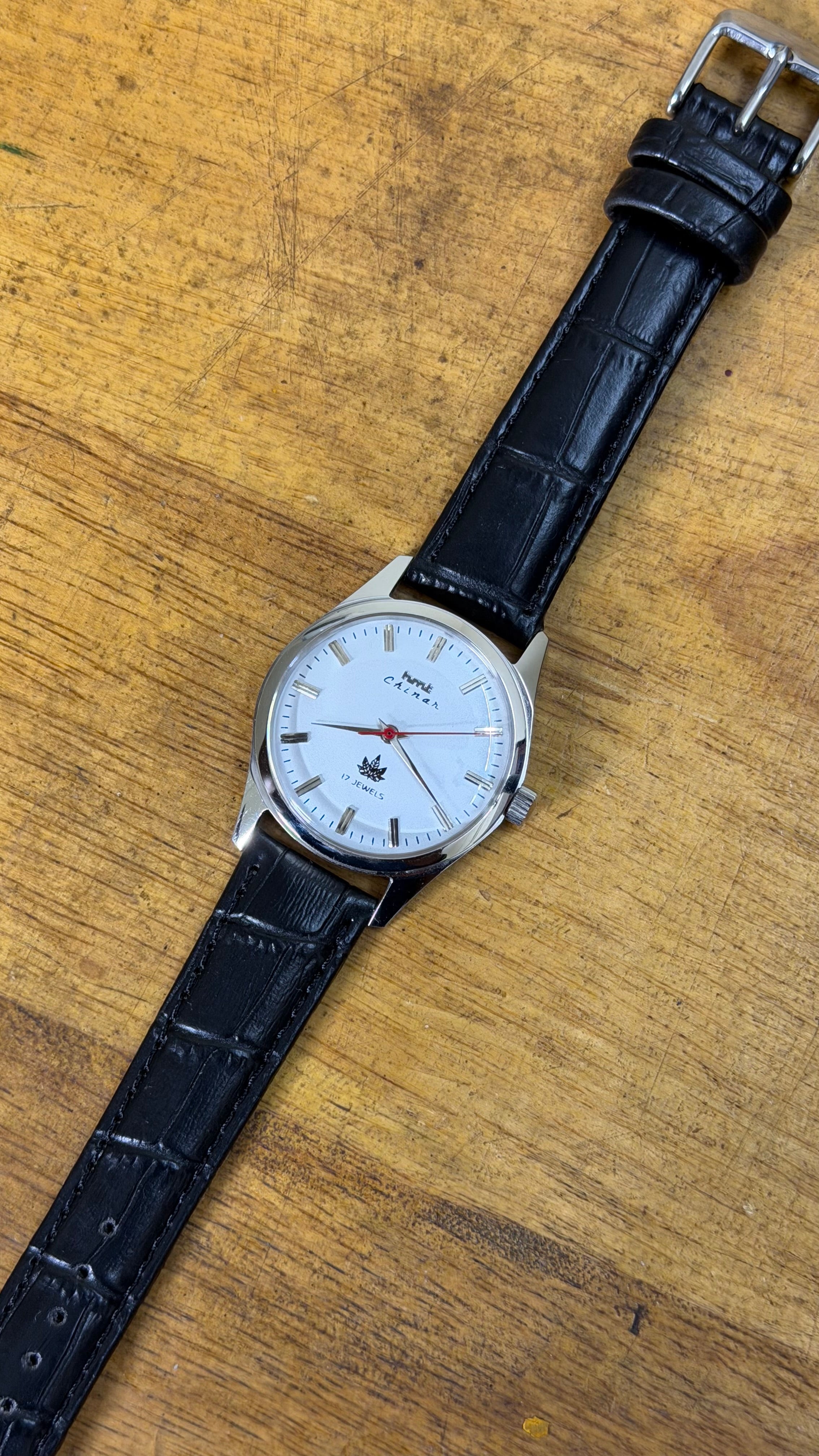 Pre Owned Vintage HMT Chinar - 1980s - Restored – THEWATCHPROJECTS